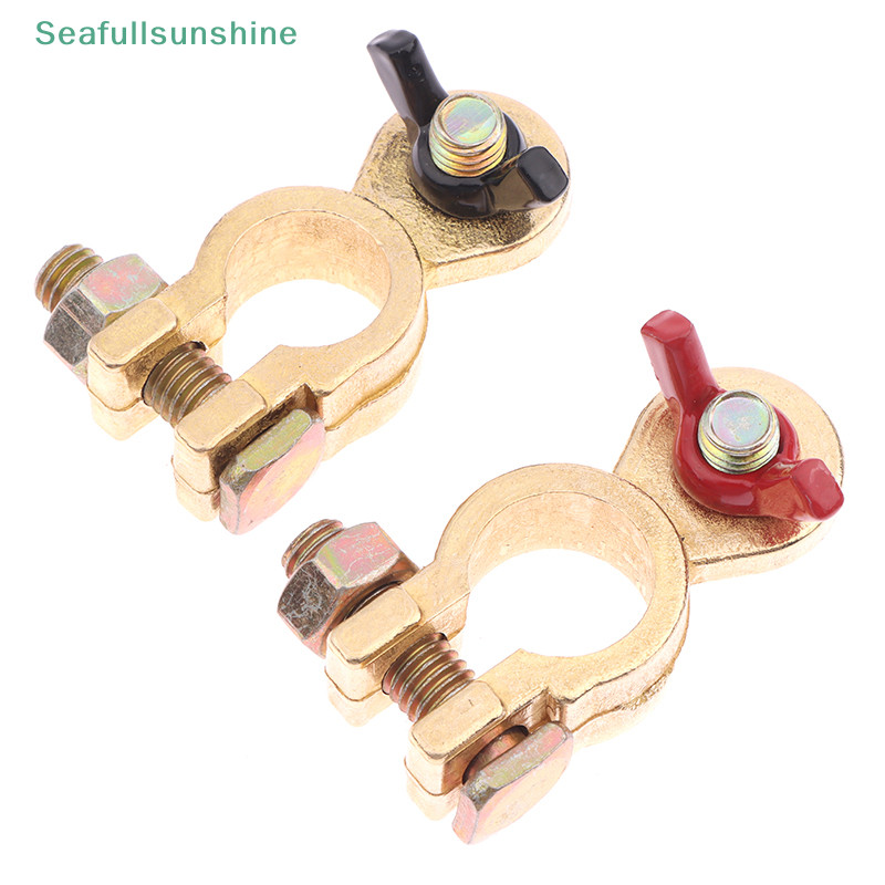 Seaf> 1 คู่ Car Terminal Clamps Connector Clamp รถ Quick Release คลิป ...