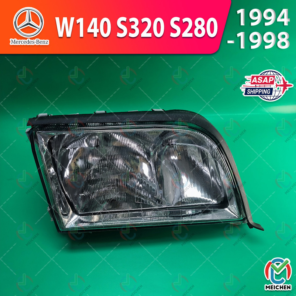 สําหรับ Mercedes-Benz W140 94-98 S320 S280 S300 S500 S600 ไฟหน้าไฟหน้า ...