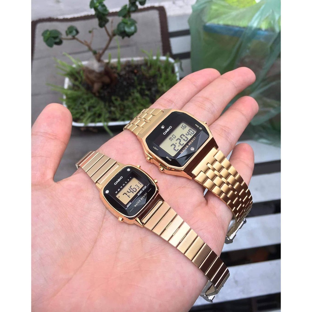 มีสไตล์ แท้ศูนย์ CASIO เพชร รุ่น A159 A159W A159WGED LA670 LA670WGED ...