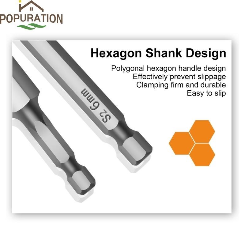 Pop 1 4 Hex Bit Driver Tamper Proof Security เจาะแม่เหล็กชุด Bit 1 5 ...