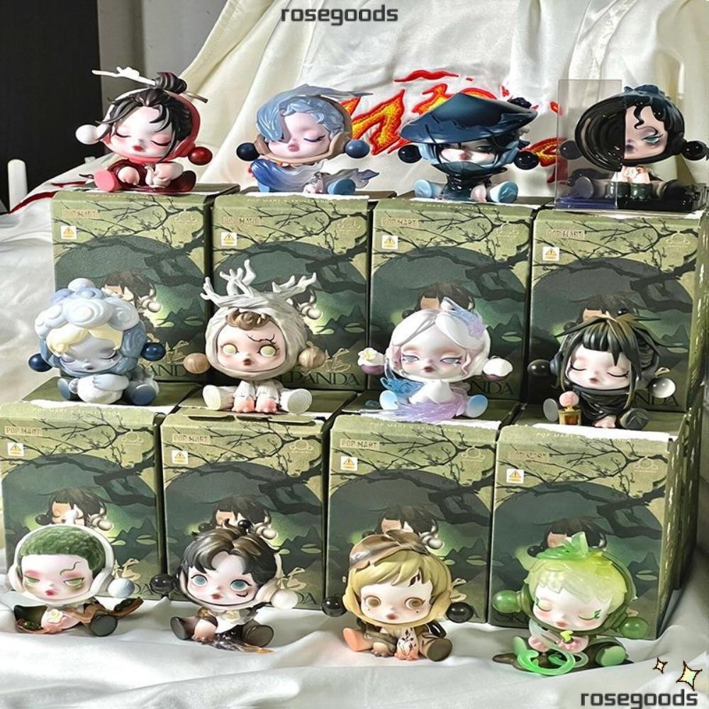 Rose Box, Popmart Bubble Marte The Ink Plum Blossom Series Random Box ...