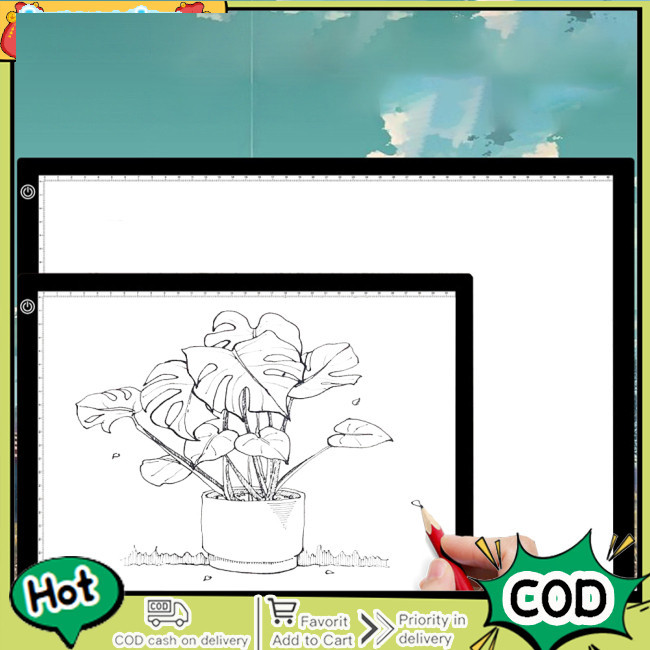 A3/a4 Artcraft LED Trace Light Pad, USB Power แม่เหล็กปรับความสว่าง LED Copy Board Light Tracing ...