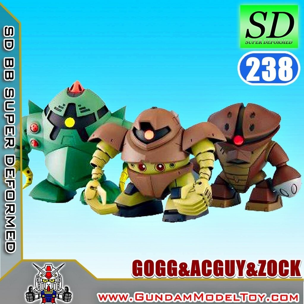 BANDAI SD BB238 GOGG/ACGUY/ZOCK โมเดล กันดั้ม กันพลา PS TOYLAND ร้านพี ...