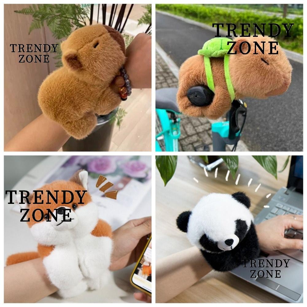 Trendysone Capybara Clap Circle, การ์ตูนน่ารักตกแต่ง, สายรัดข้อมือสัตว์ ...