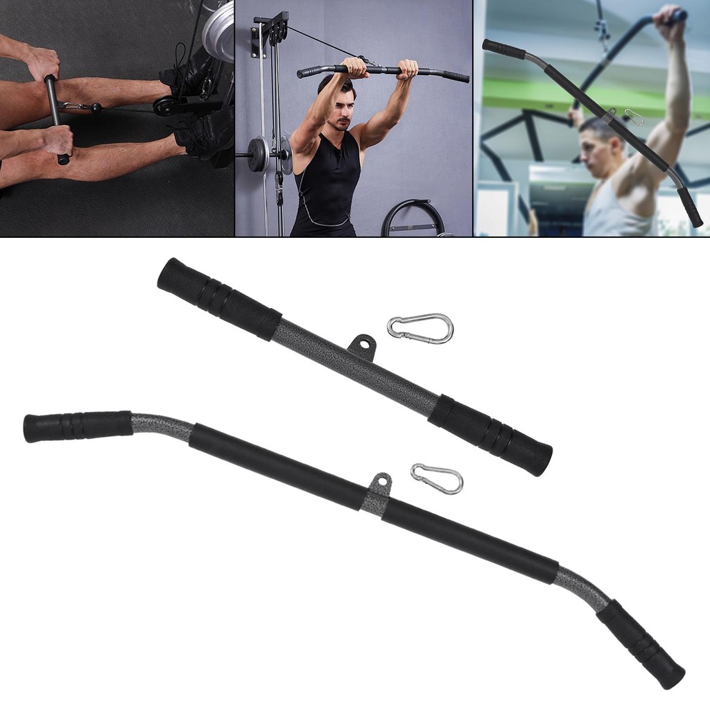 [besteffy1] Fitness LAT Pulldown Bar, Gym Cable Machine Attachment LAT ...