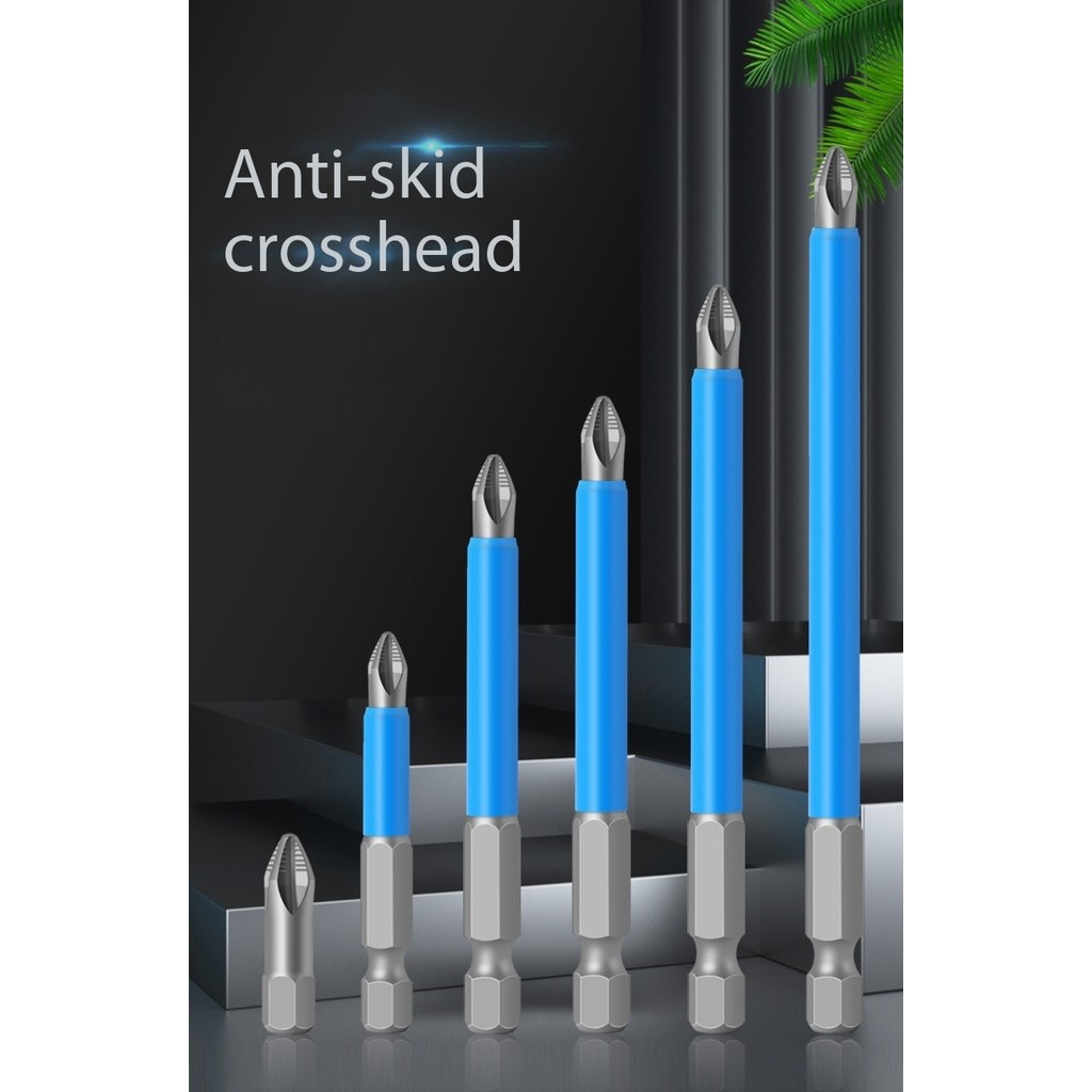 Phillips Anti-slip Bit S2 เหล็กไฟฟ้า Bit PH2 Anti-slip Phillips Bit ...