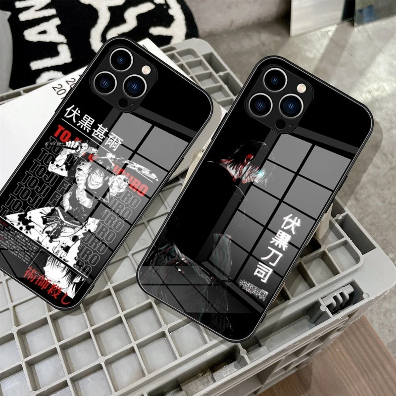 Bk-1 Toji Fushiguro Jujutsu Kaisen เคสโทรศัพท์กระจกนิรภัยสําหรับ IPhone ...