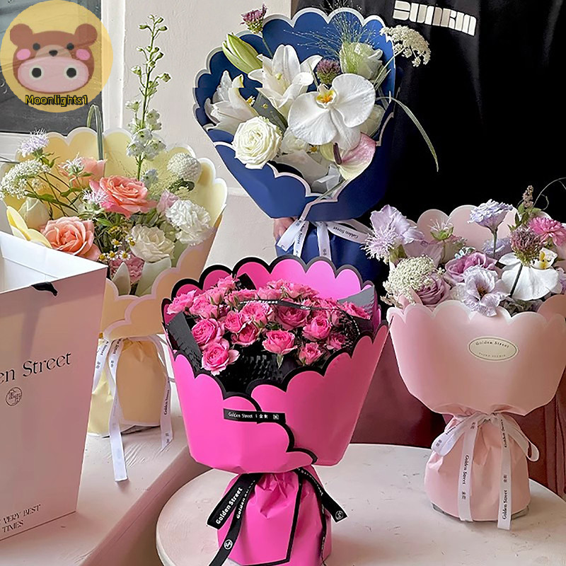 Moonlights1 10 ชิ้นกลีบดอกไม้กระดาษห่อ Rose Valens Day ของขวัญแต่งงาน ...