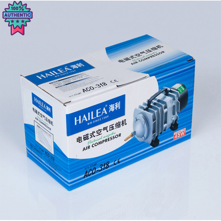 HAILEA ACO-318 45W ปั๊มออกซิเจน ปั๊มลมลูกสู เครื่องเติมอากาศ ออกซิเจน ...