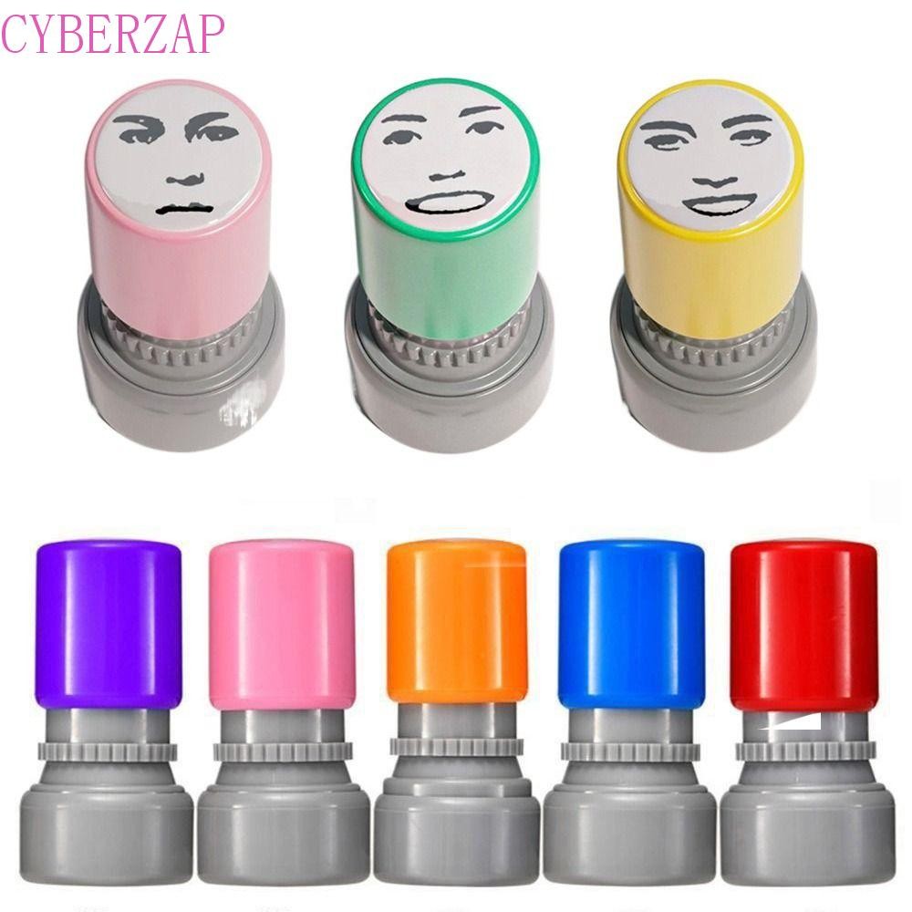 Cyberzap Face Memes Seal Stamp, Self-Inking Prank Trick ตลกซีลแสตมป์ ...