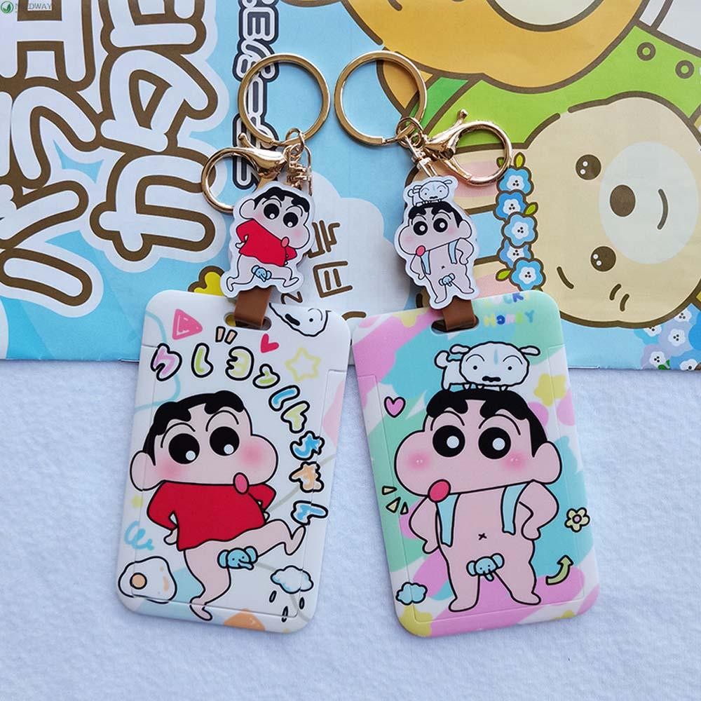 Needway 2 รูปแบบ Crayon Shin-chan Card Holder, พวงกุญแจการ์ตูน Crayon ...