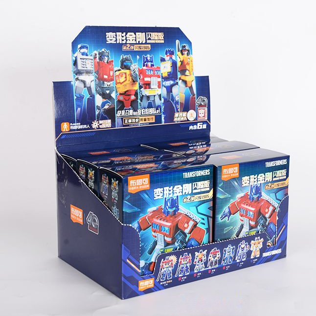 B Pluco Transformers Building Blocks Shining Version ระเบิดที่สองประกอบ ...