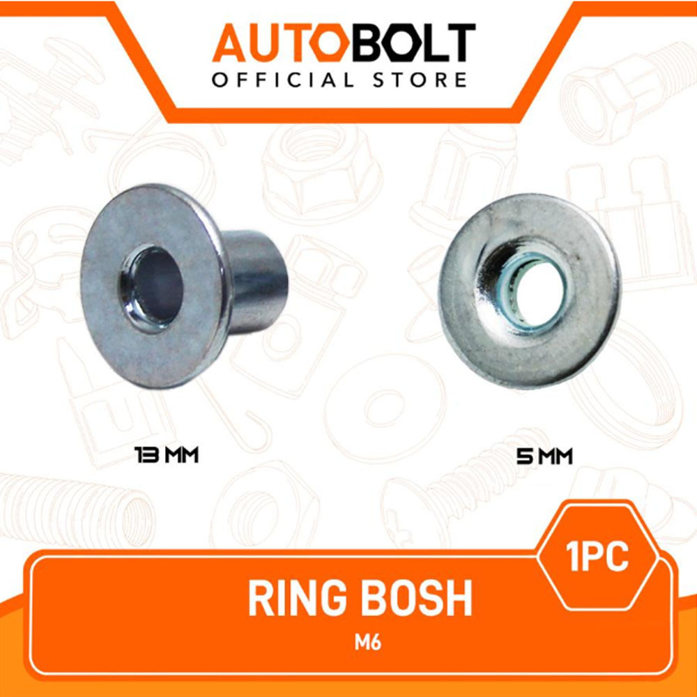 1 PC แหวน Bosh M6 ความสูง 5 13 มม. Boss Bsing Bushing Bushing Bus Bush ...