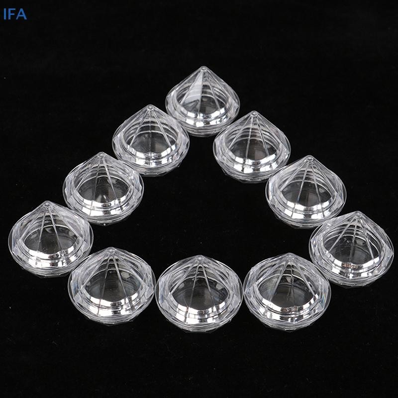 IFA 10 ชิ้น/เซ็ต 5 กรัมมินิเครื่องสําอางขวดเปล่าหม้อเพชรครีมกล่องขวดรีฟิลดี | Shopee Thailand