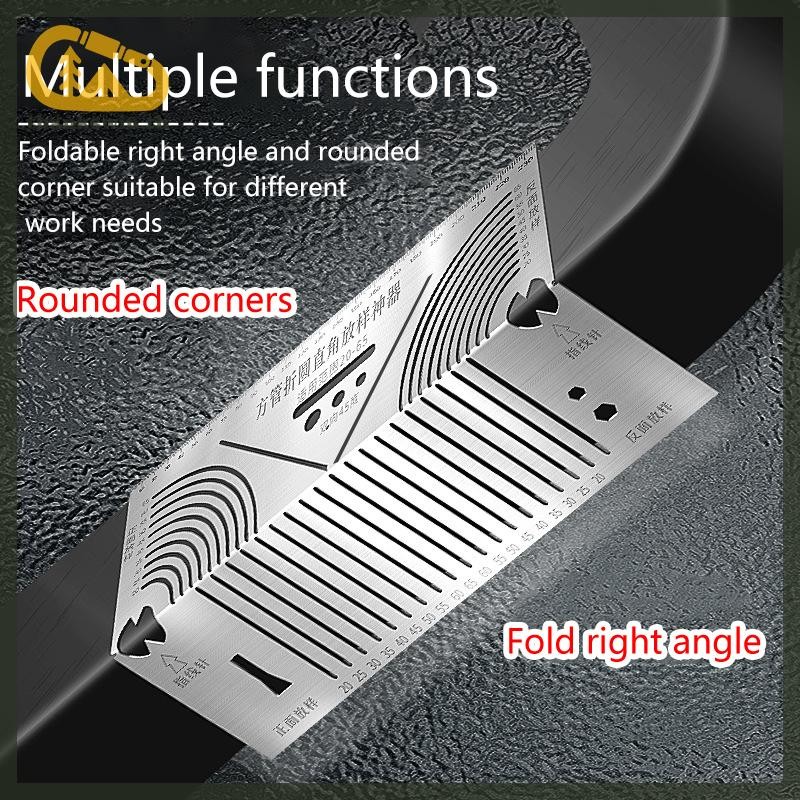 Thankswin Angle & Arc Marking Tool,Adjustable Linear Arc Dual-Purpose ...