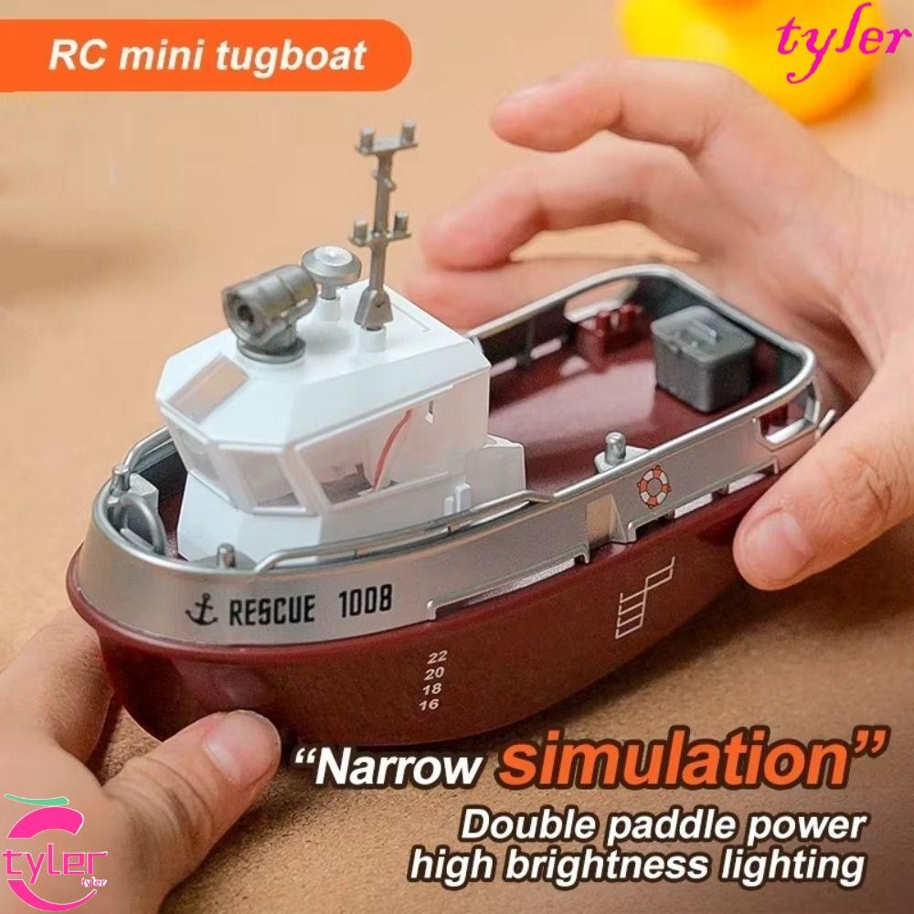 TYLER RC Tugboat, ไฟฟ้า Watercraft ไฟ LED รีโมทคอนโทรลเรือ, ที่มี ...