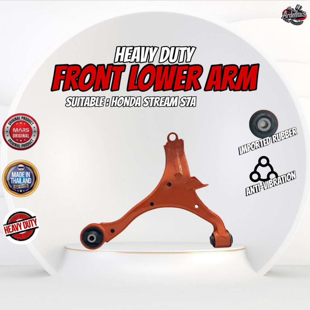 MARS HEAVY DUTY FRONT LOWER ARM HONDA STREAM S7A (2000-2006) | Shopee ...