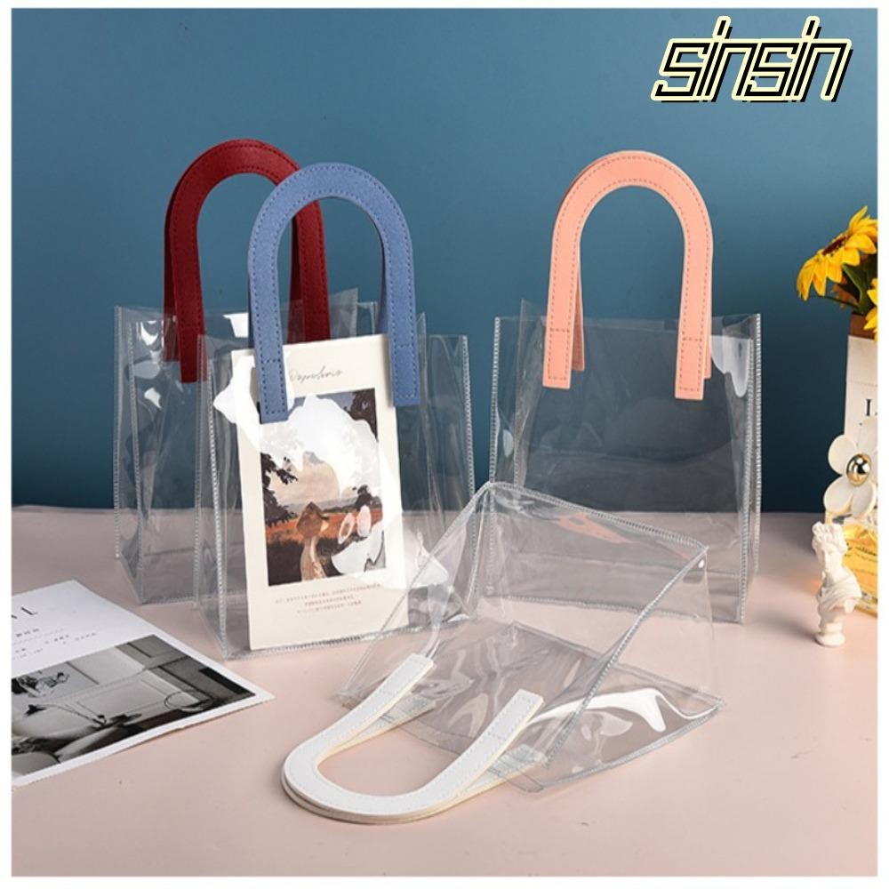 SINSIN กระเป๋าช้อปปิ้งใส่ของได้เยอะ ด้ามจับทรง U กันน้ำ PVC | Shopee ...