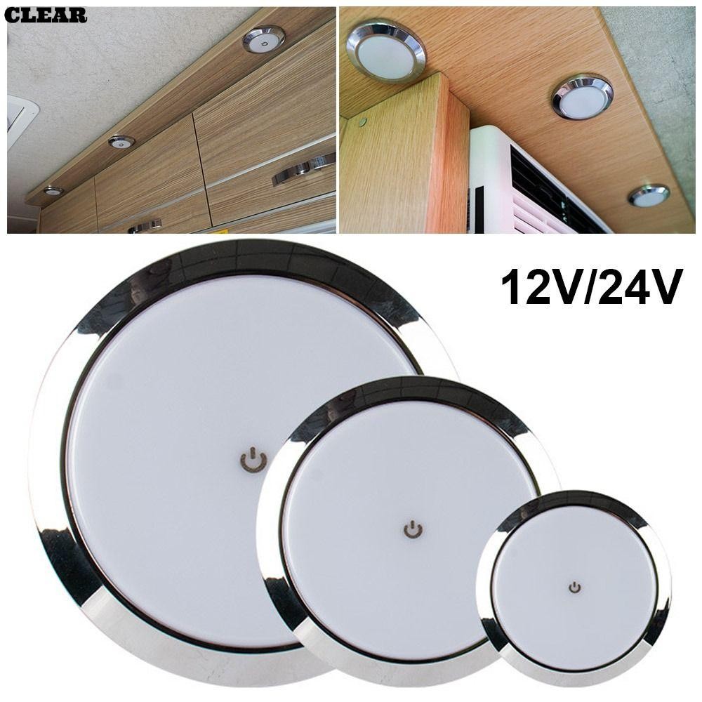 LED Touch Lamp Caravan 12V/24V โคมไฟเพดานบางเฉียบ | Shopee Thailand