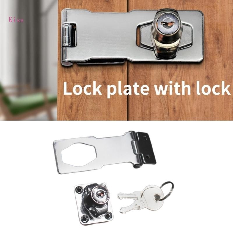 Kiss Secure Hasp Lock เข็มกลัดประตูโลหะล็อคสําหรับติดตั้งง่ายบนลิ้นชัก ...
