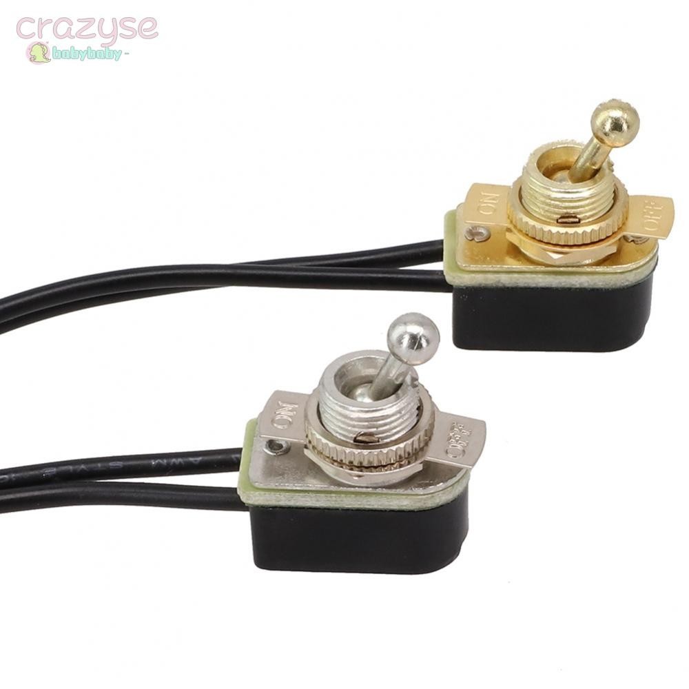 Toggle Switch 2 ฟุต 2 เกียร์ Plug-in Terminal SPST Switch Swing ซ้ายและ ...