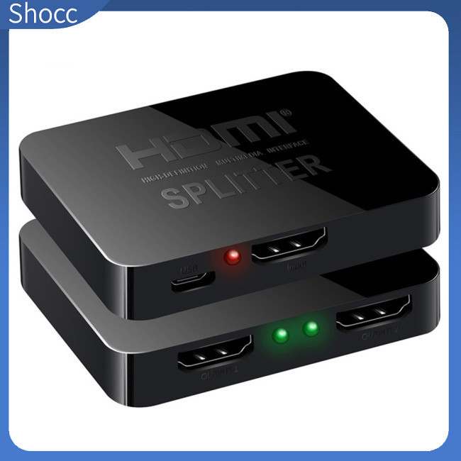 [HOT] อินเทอร์เฟซมัลติมีเดีย HD 1 In 2 Out Switch Adapter รองรับ HD 4K ...