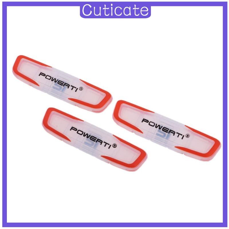 [CUTICATE] 3 ชิ้น / ชุดซิลิโคนเทนนิส Racquet Dampeners โช้คอัพแร็กเก็ตรูปยาวสําหรับ Strings ...