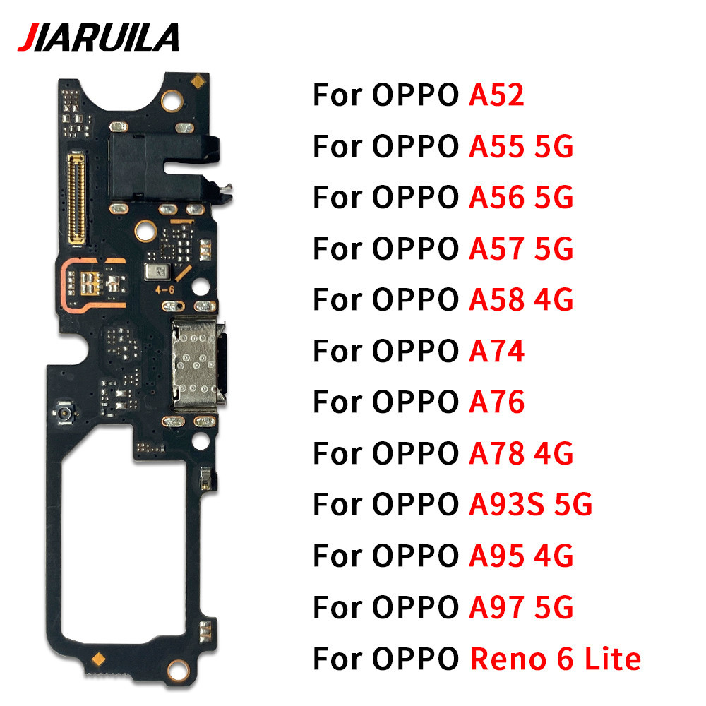 USB อะไหล่ มือถือ แพรก้นชาร์จ ตูดชาร์จ Oppo A52 A55 A93S A56 A57 A97 ...