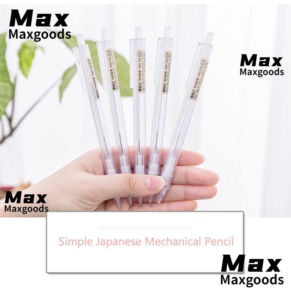 Maxg ดินสอกดญี่ปุ่นโปร่งใส Frosted เครื่องเขียน | Shopee Thailand