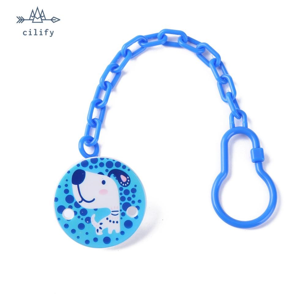 [Cilify.th] Kids Baby Pacifier Chain สัตว์น่ารัก Feeding Safe Soother ...