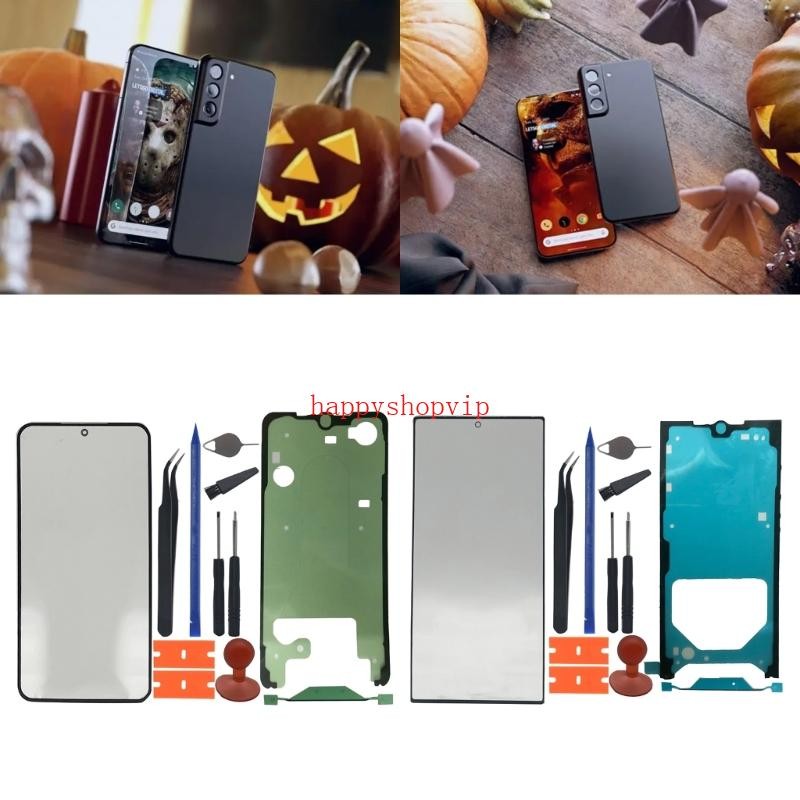 Hsv LCD ด้านหน้าด้านนอก Len สําหรับ S22 S22 Ultra 5G S22 + Plus ...