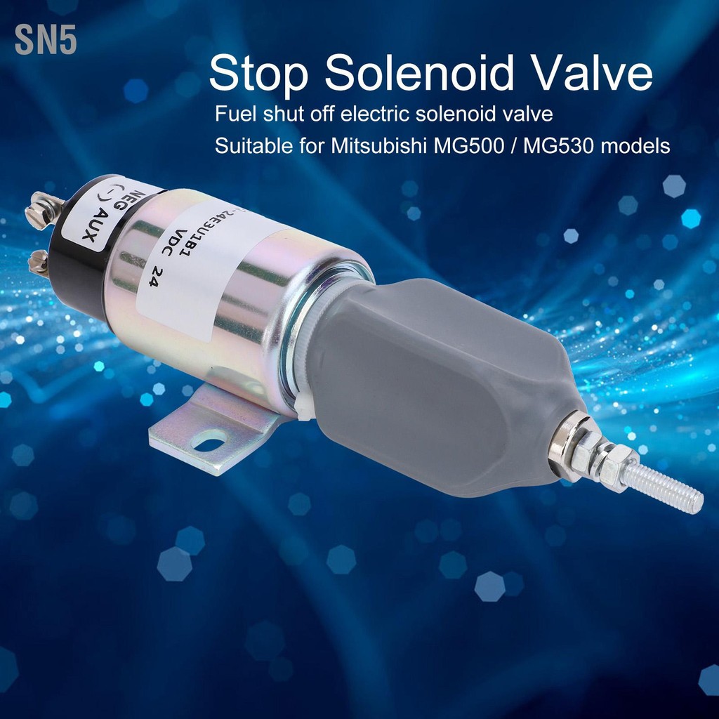 SN5 การใช้ปิดวาล์วขดลวดแม่เหล็กไฟฟ้าเครื่องยนต์หยุดไฟฟ้า Flameout อุปกรณ์เสริม 1751-24E3U1B1 ...