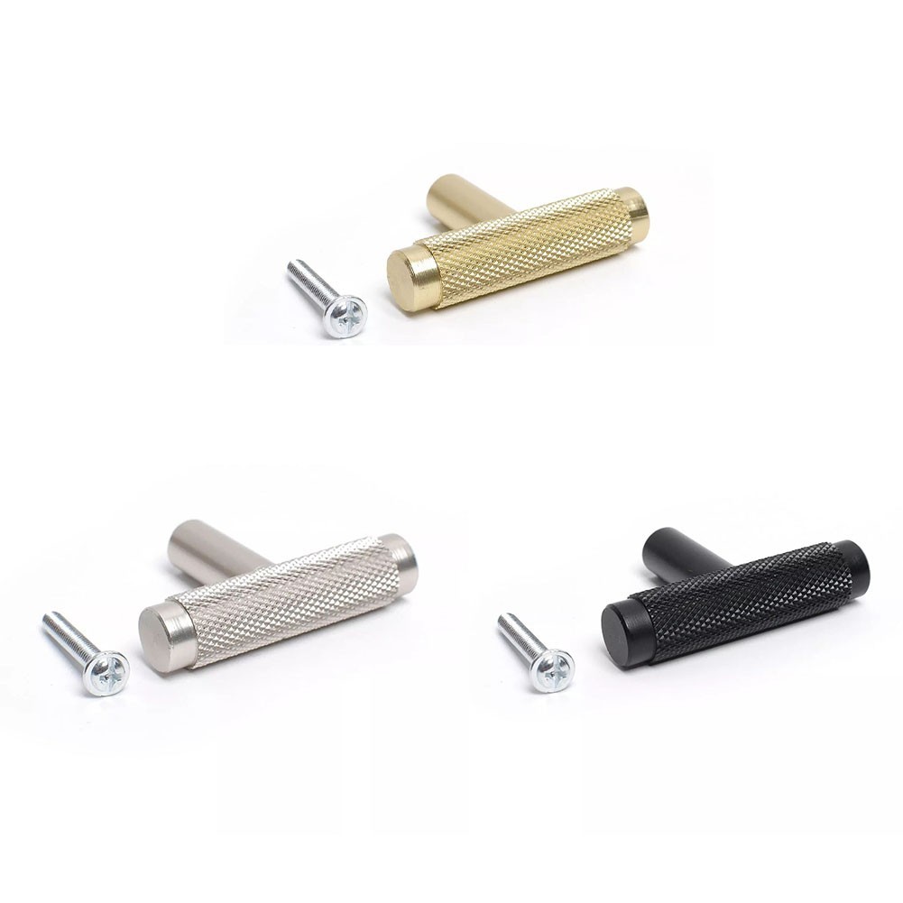 มือจับประตู สไตล์ร่วมสมัยติดตั้งง่าย Knurled T Bar Design | Shopee Thailand