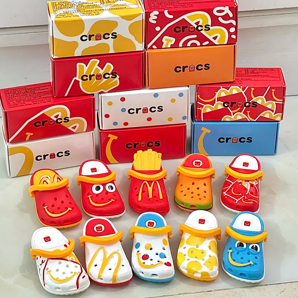 Mcdonalds Crocs พวงกุญแจ Mini Mcdo Crocs พวงกุญแจ Happy Meal Mcdonalds ...