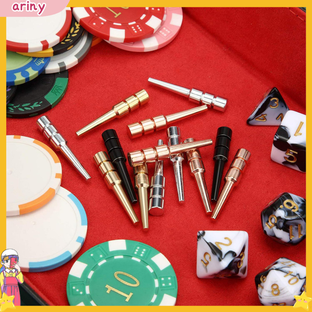 Ari Easy Grip Cribbage Peg 12pcs โลหะ Cribbage หมุดชุด Scoreboard Pin ...