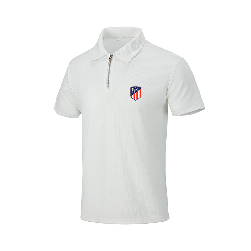 High-end Urban Business POLO Shirt Zipper Design Western Armor Madrid ...