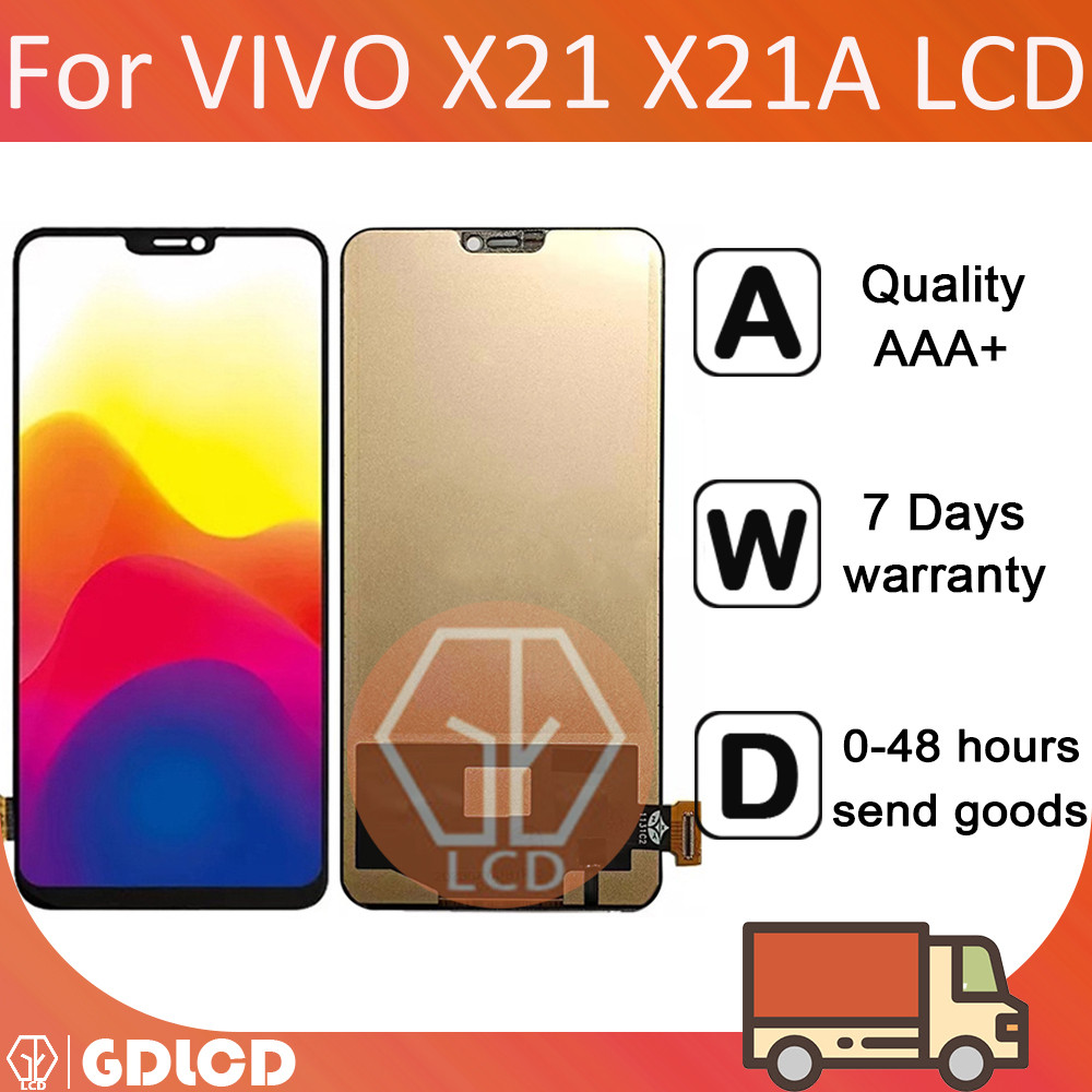 สําหรับ VIVO X21 LCD X21A X21UD จอแสดงผล LCD Touch Screen Digitizer Assembly Replacement ...