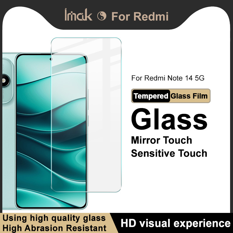 Original Imak Redmi Note 14 5G 9H ฟิล์มกันรอยหน้าจอกระจกนิรภัยป้องกันการระเบิดบางเฉียบ | Shopee ...