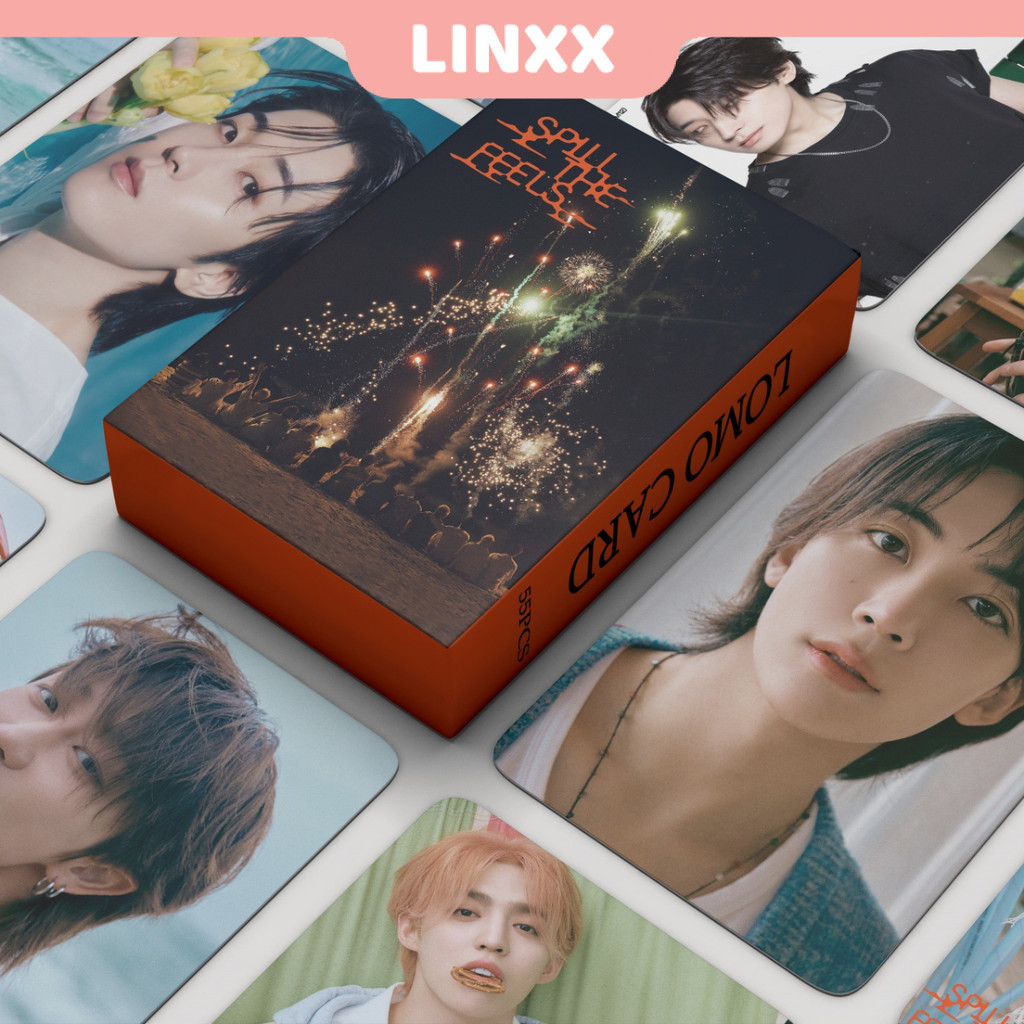 Linxx 55 ชิ้น SEVENTEEN SPILL THE FEELS อัลบั้ม Lomo Card Kpop ...