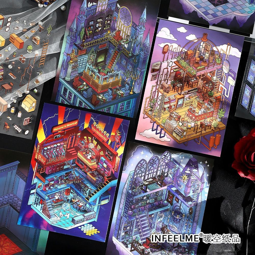 Idako [Todays Business 16th Series] สติ๊กเกอร์ภูมิทัศน์ 2.5D คู่มือ ...