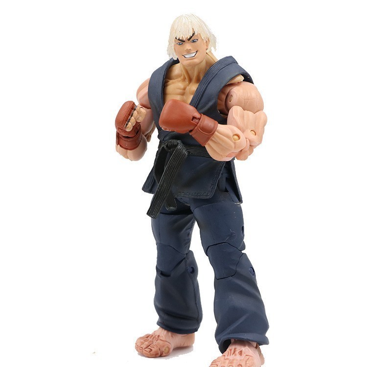 Classic Version NECA Street Fighter Blue Ken Cool Action Figure 7High ...