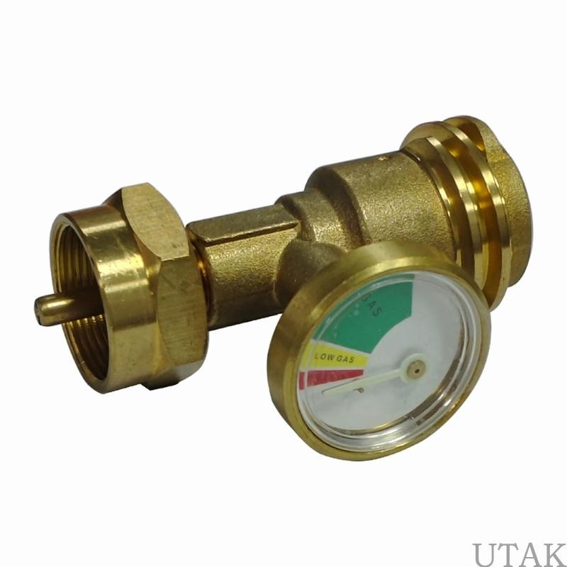 อะแดปเตอร์เชื่อมต่อแก๊ส TUAKE พร้อมมาตรวัด Universals อุปกรณ์ทองเหลือง ...