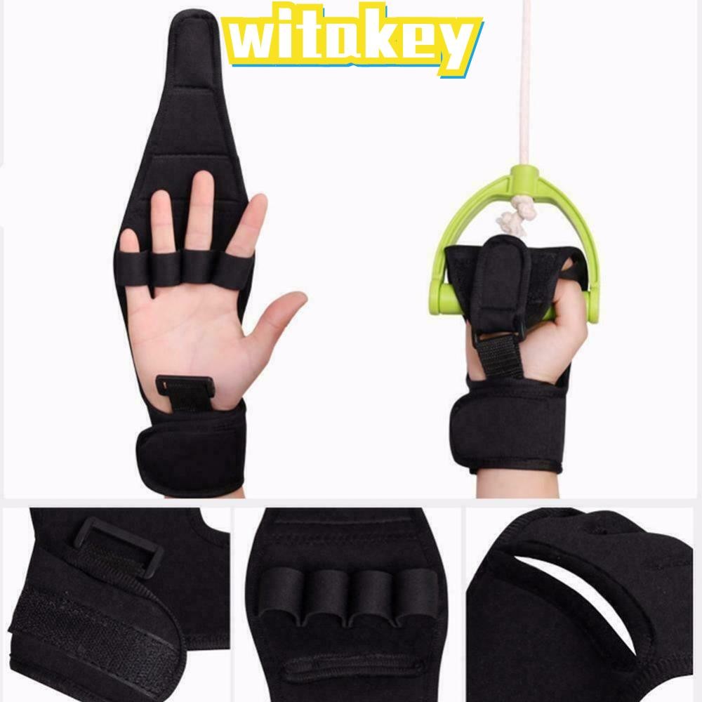 WITAKEY ถุงมือฟื้นฟูนิ้ว สำหรับการฝึกอบรมลดอาการเกร็งAnti-Spasticity พกพาสะดวก เพิ่มกำลังมือและ ...