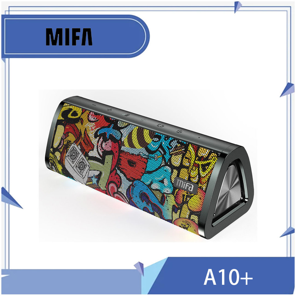 Mifa A10+ ลําโพงบลูทูธพกพา 360° เสียงสเตอริโอ 20W IPX7 บลูทูธไร้สายกัน ...