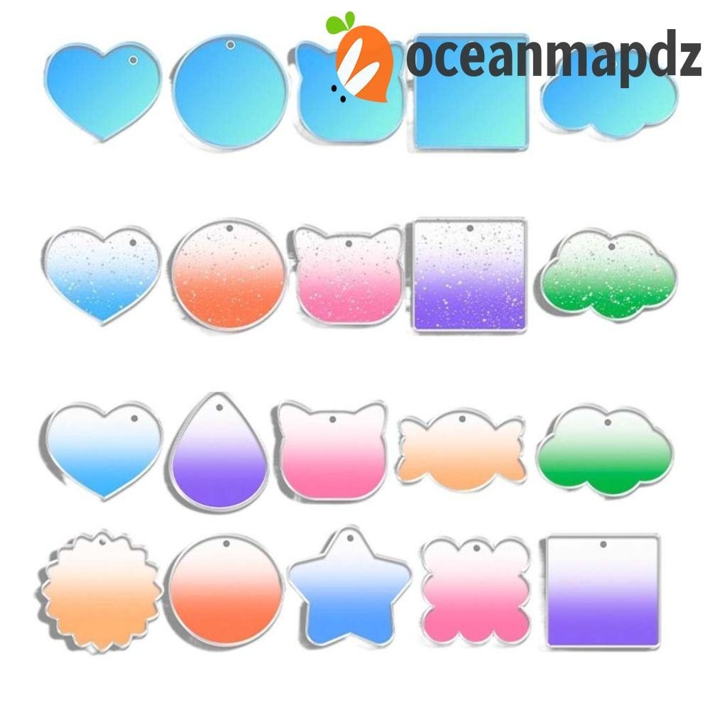 Oceanmapdz DIY พวงกุญแจทําชุดของเล่นเด็กเครื่องเขียน Goo การ์ดสติกเกอร์เห็ด Kuka สติกเกอร์ชุด ...