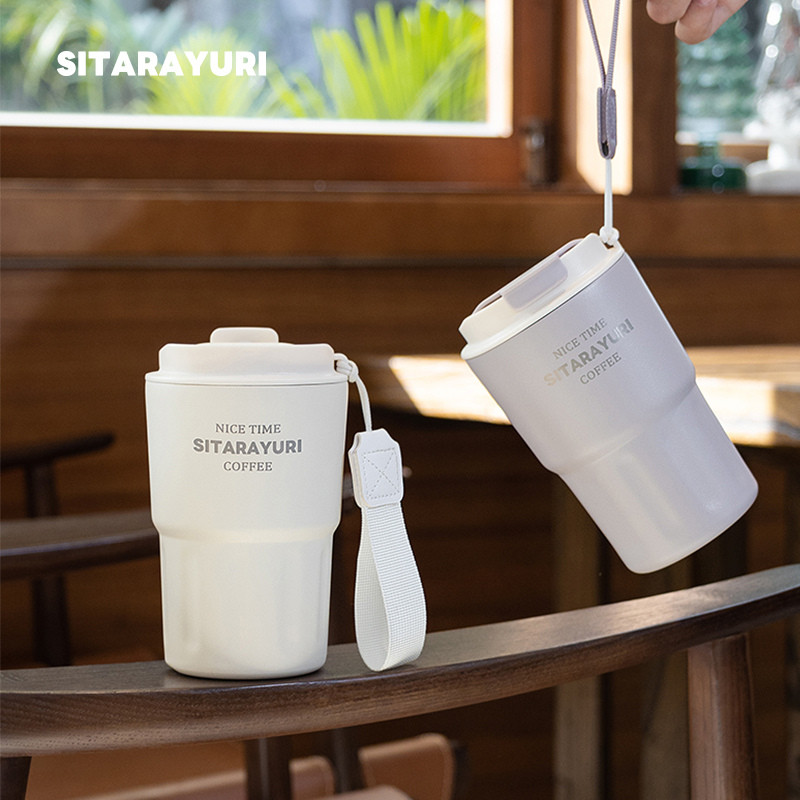 SITARAYURI (ของแท้) แก้วกาแฟขนาดพกพา 290ml 360ml 600ml แบบกระดกดื่ม ...