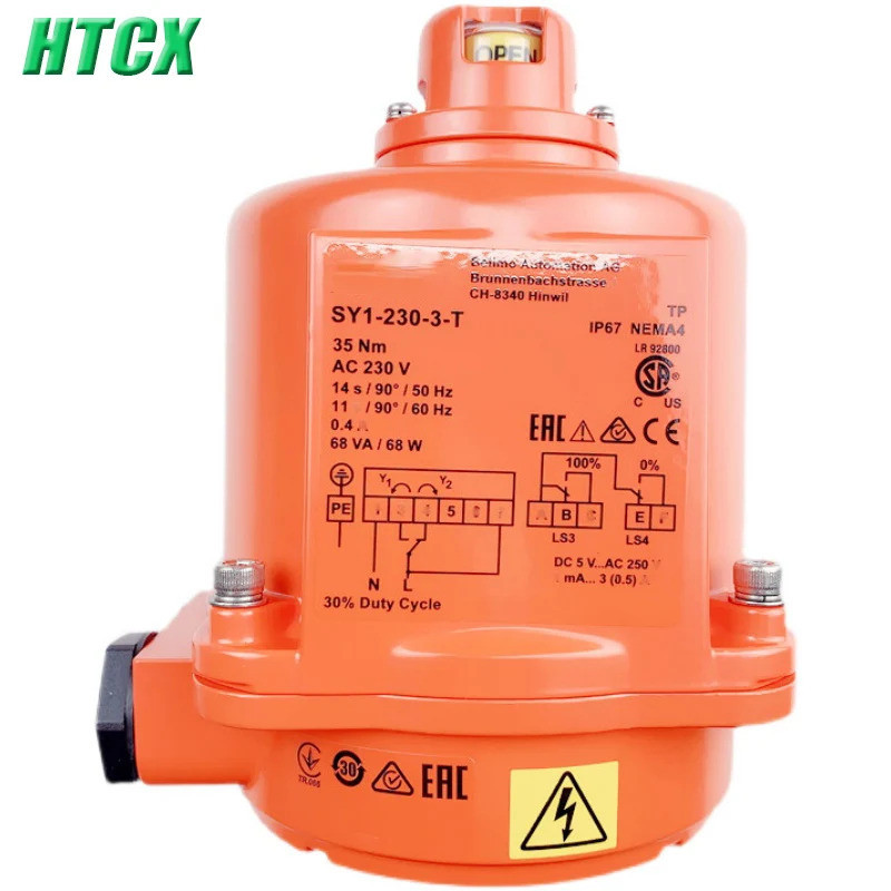 ใหม่สวิทช์ประเภทไฟฟ้าผีเสื้อวาล์ว Actuator SY1-230-3-T SY2-230-3-T SY3 ...