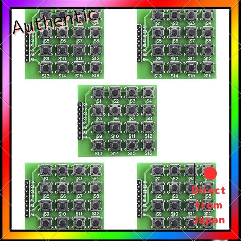Ren He 5-Pack 4X4 Matrix Keyboard 16-Button Keypad Module For Mcu ...