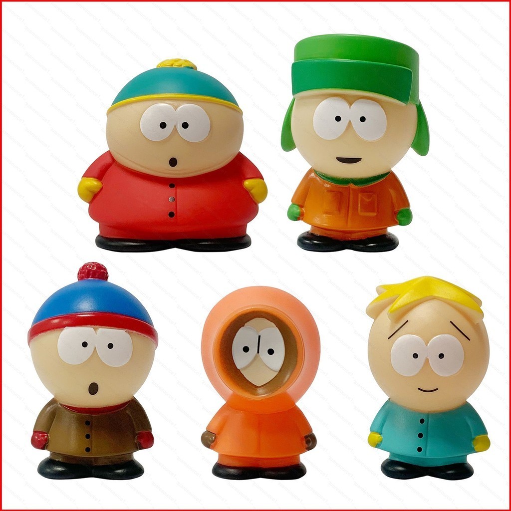 Sqt 5 ชิ้น South Park Action Figure Eric Theodore Cartman Kyle ...