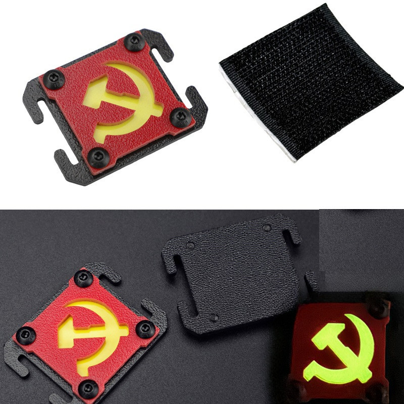 Luc Cool outdoor night running Molle luminous ระบุสติกเกอร์กระเป๋าเป้ ...